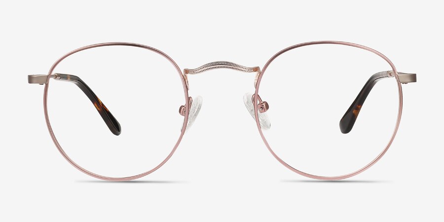 Daydream Round Rose Gold Glasses For Women Eyebuydirect Canada