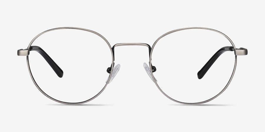 Memento Round Gunmetal Full Rim Eyeglasses | Eyebuydirect