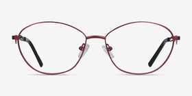 Helix - Intricate Red Metallic Eyeglasses | Eyebuydirect