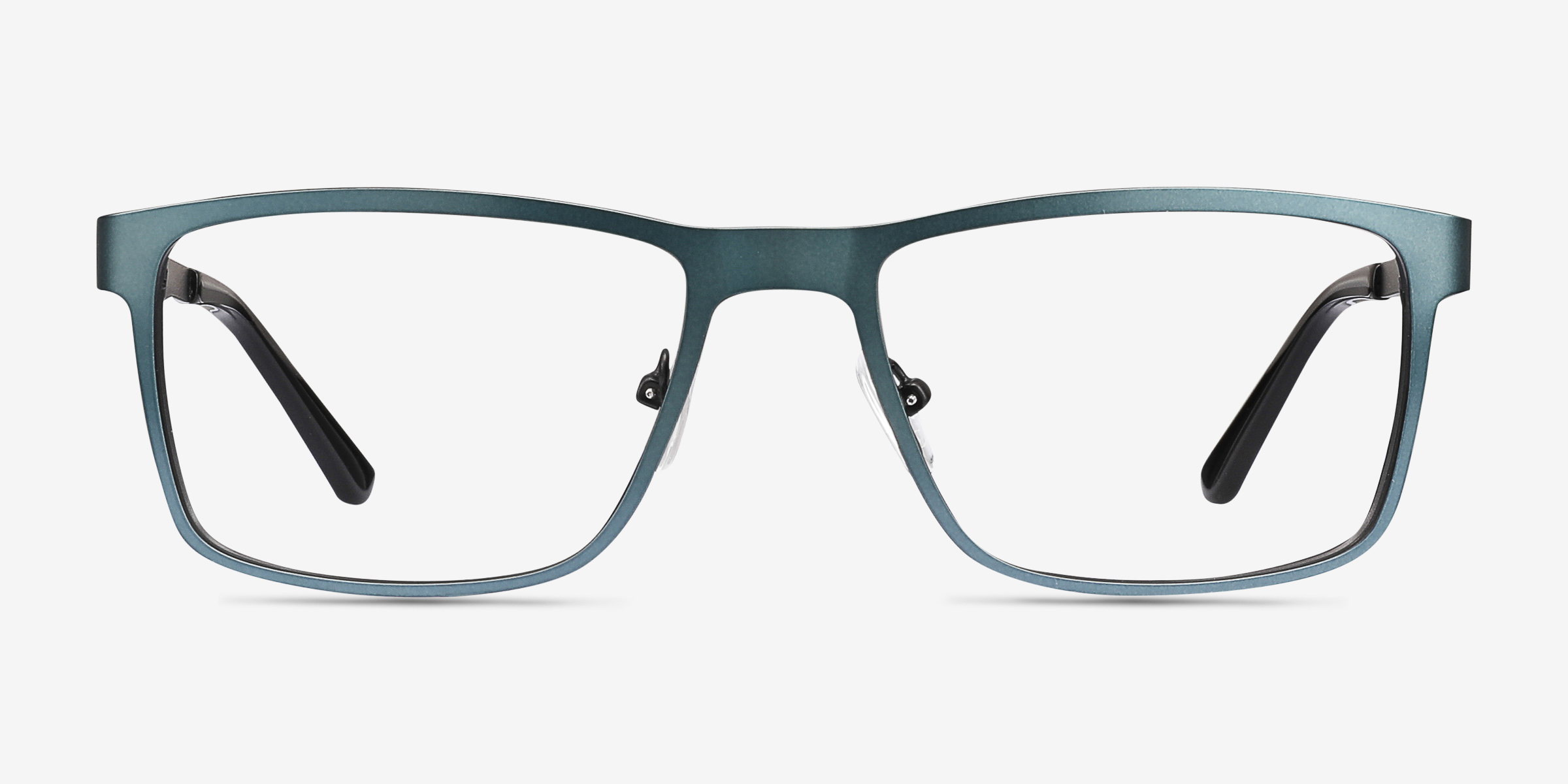 Bemuse Rectangle Green Glasses for Men | Eyebuydirect