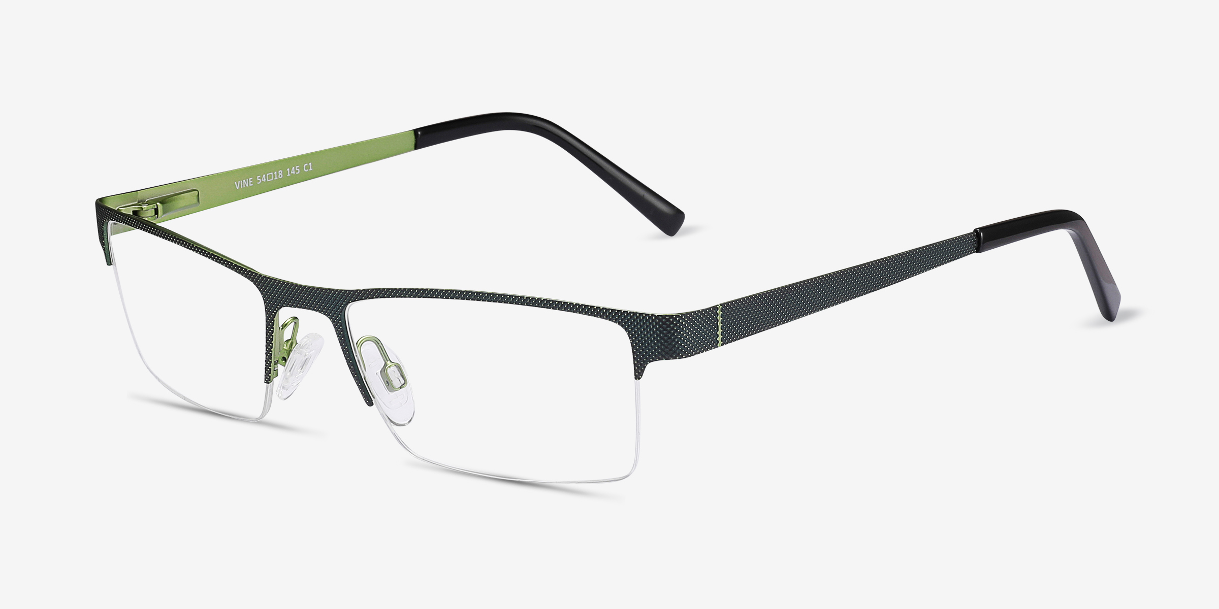 Vine Rectangle Green Glasses for Men | Eyebuydirect