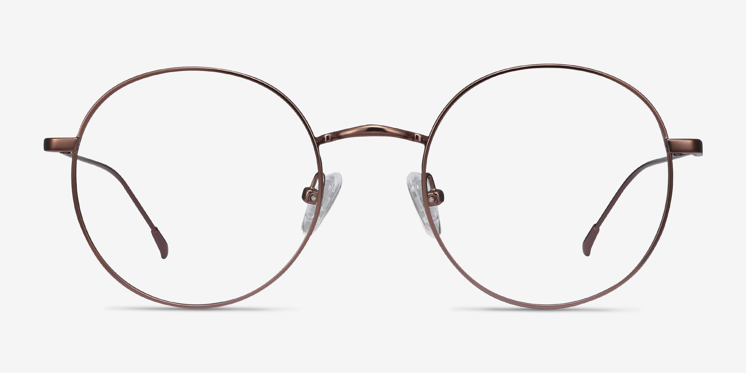 Dapper Round Coffee Full Rim Eyeglasses | Eyebuydirect