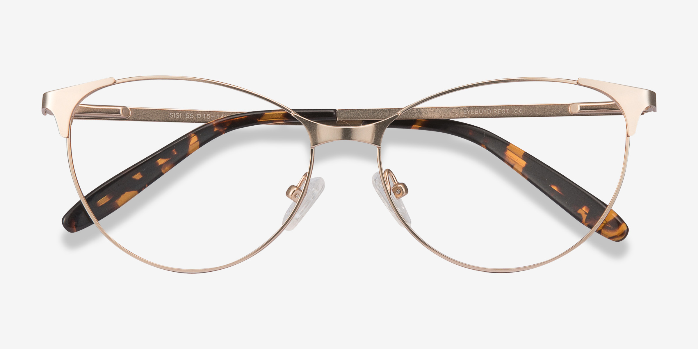 Sisi Cat Eye Rose Gold Glasses For Women Eyebuydirect Canada
