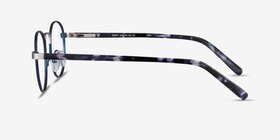 Orbit Round Blue Full Rim Eyeglasses | Eyebuydirect
