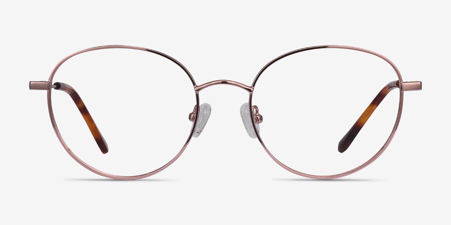 Twirl Round Rose Gold Glasses for Women | Eyebuydirect Canada