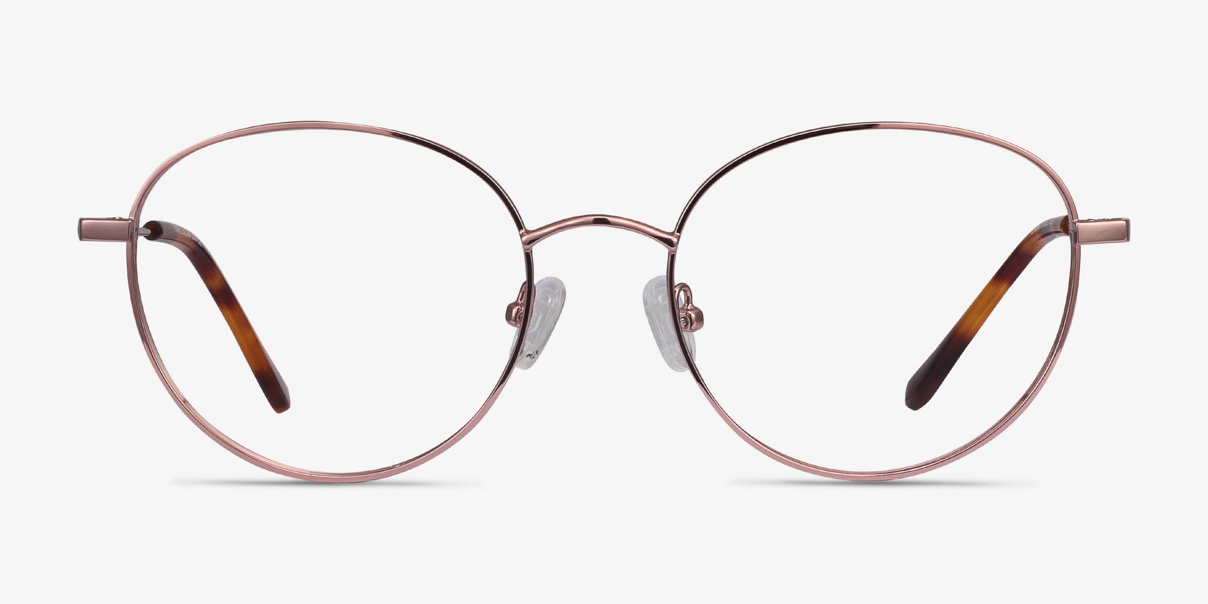 Twirl Round Rose Gold Glasses For Women Eyebuydirect