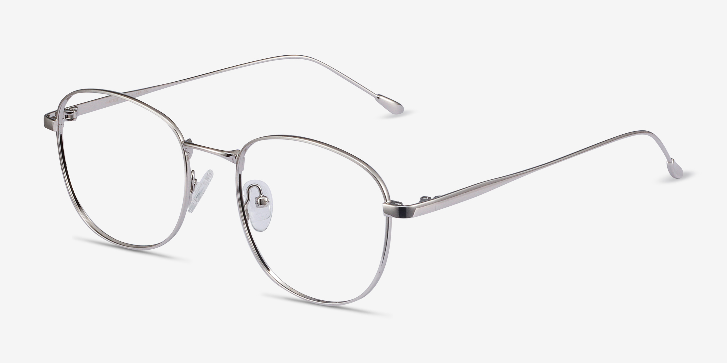 Vantage Square Silver Full Rim Eyeglasses | Eyebuydirect Canada