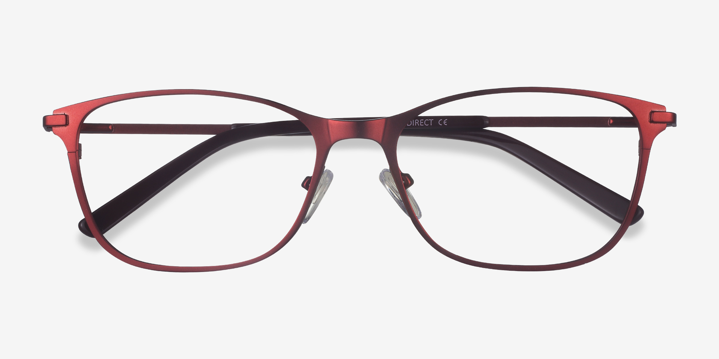 Modena Cat Eye Red Glasses for Women | Eyebuydirect