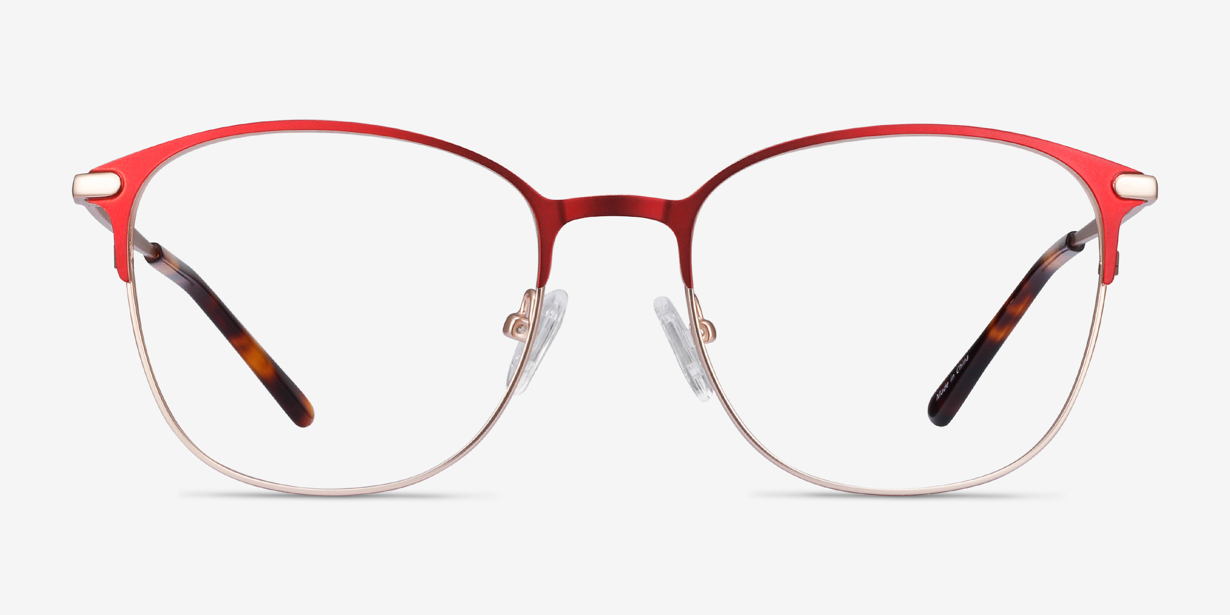 Disperse Round Red Full Rim Eyeglasses | Eyebuydirect