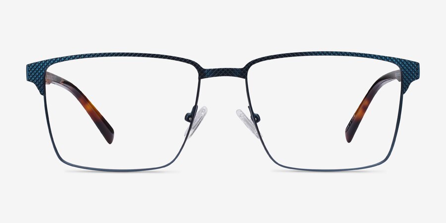 Douglas Rectangle Blue Glasses for Men | Eyebuydirect