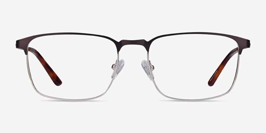 Oswald Rectangle Matte Black Glasses for Men | Eyebuydirect