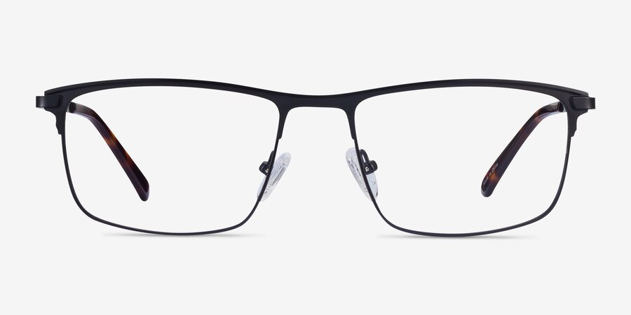 Harrison Rectangle Black Glasses for Men | Eyebuydirect
