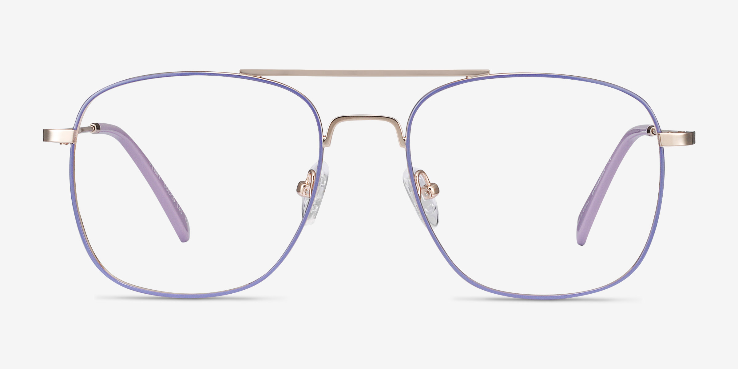 Perry Aviator Purple & Gold Full Rim Eyeglasses | Eyebuydirect