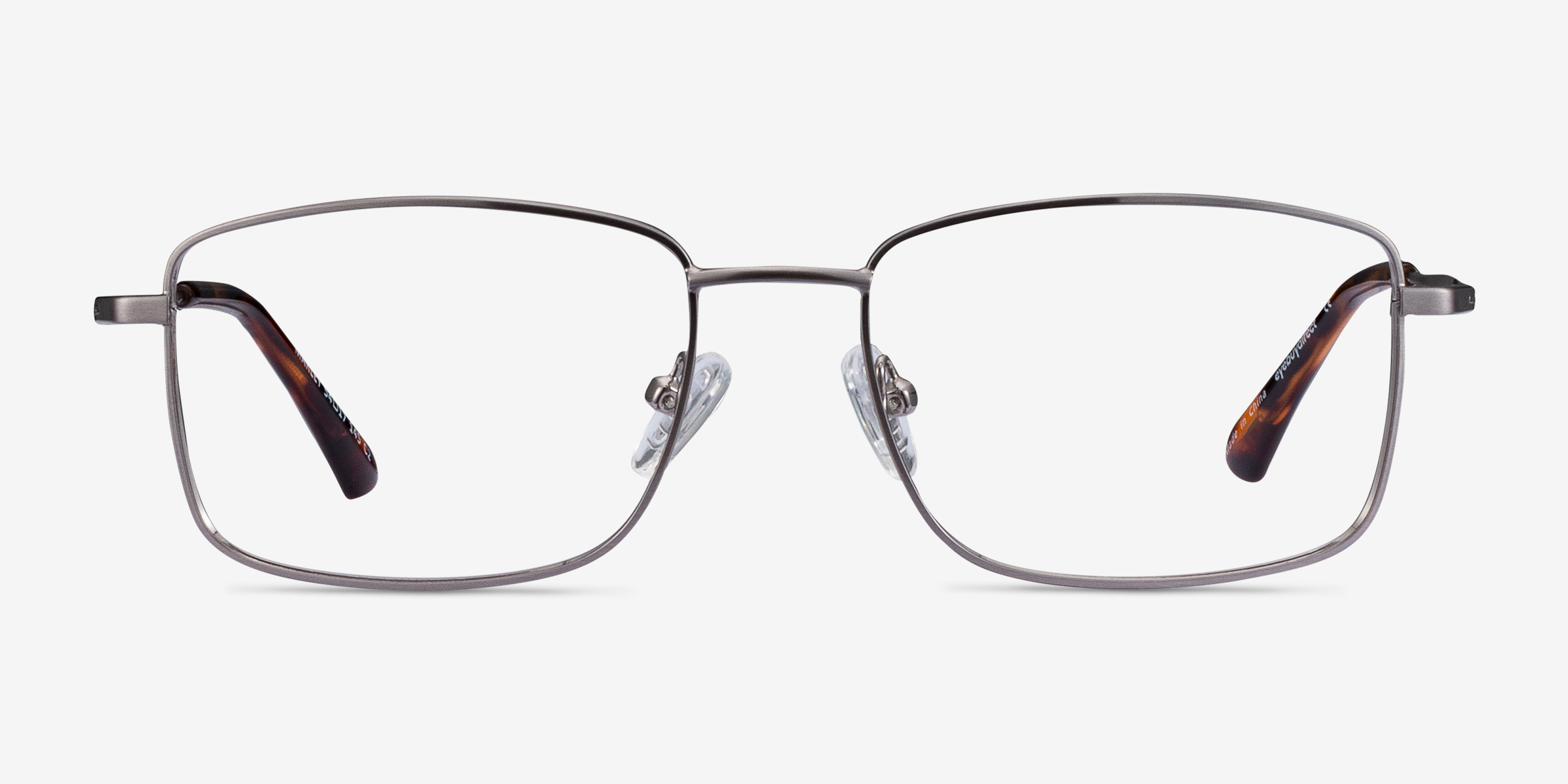Marley Rectangle Gunmetal Full Rim Eyeglasses | Eyebuydirect