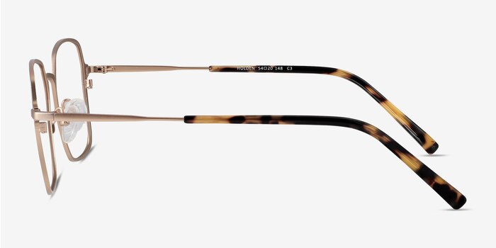 Holden Rectangle Gold Glasses for Men | Eyebuydirect