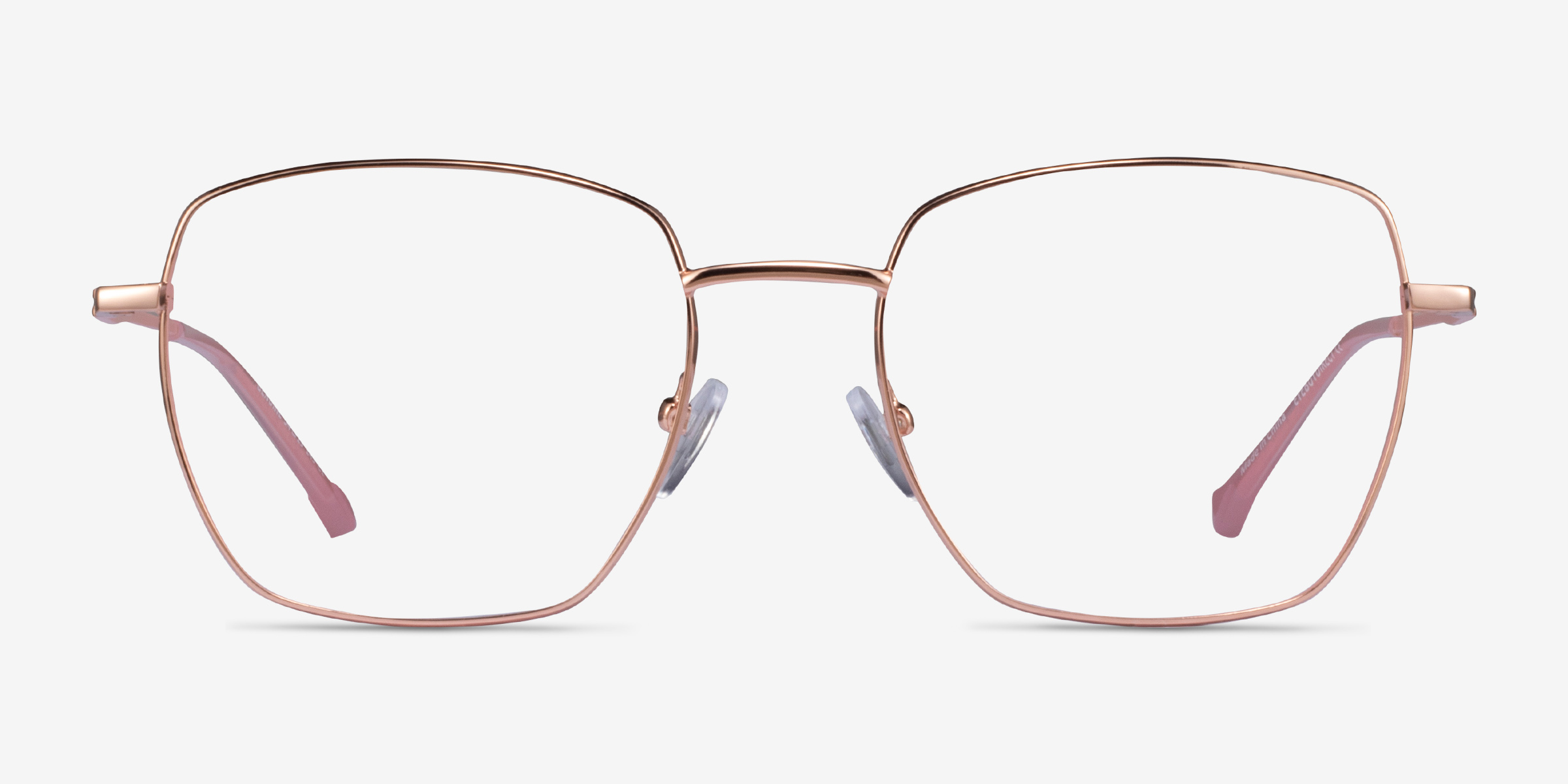 Genuine Square Rose Gold Pink Glasses For Women Eyebuydirect Canada