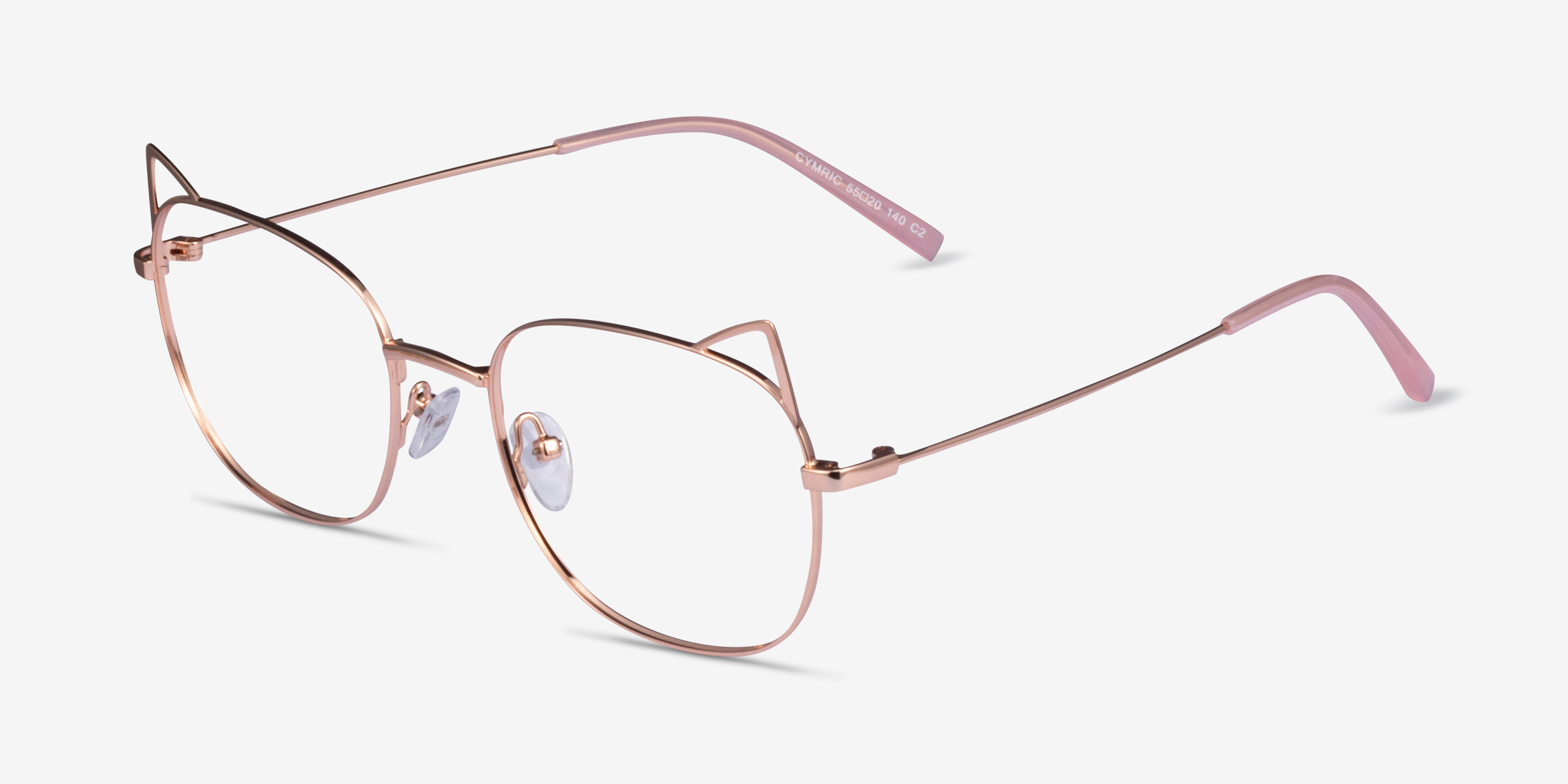 Cymric Cat Eye Rose Gold Glasses for Women | Eyebuydirect