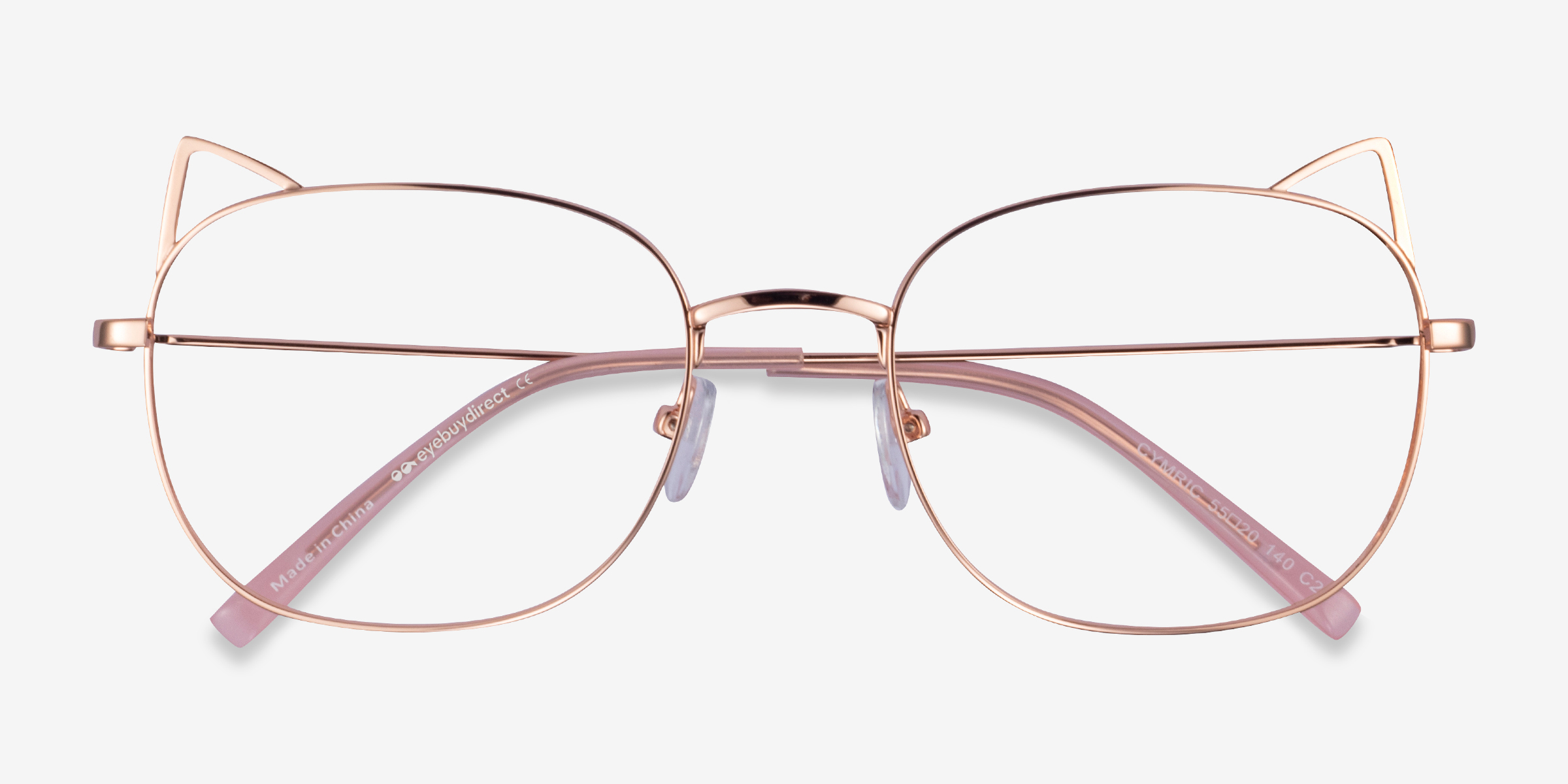 Cymric Cat Eye Rose Gold Glasses for Women | Eyebuydirect
