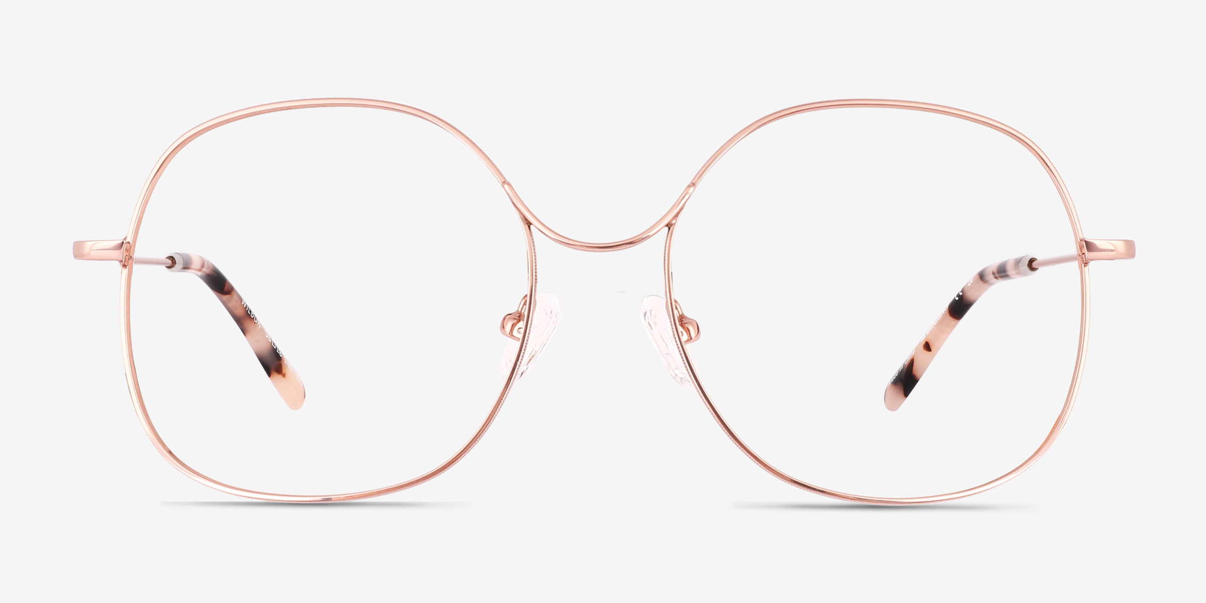 Wilbur Round Rose Gold Glasses For Women Eyebuydirect