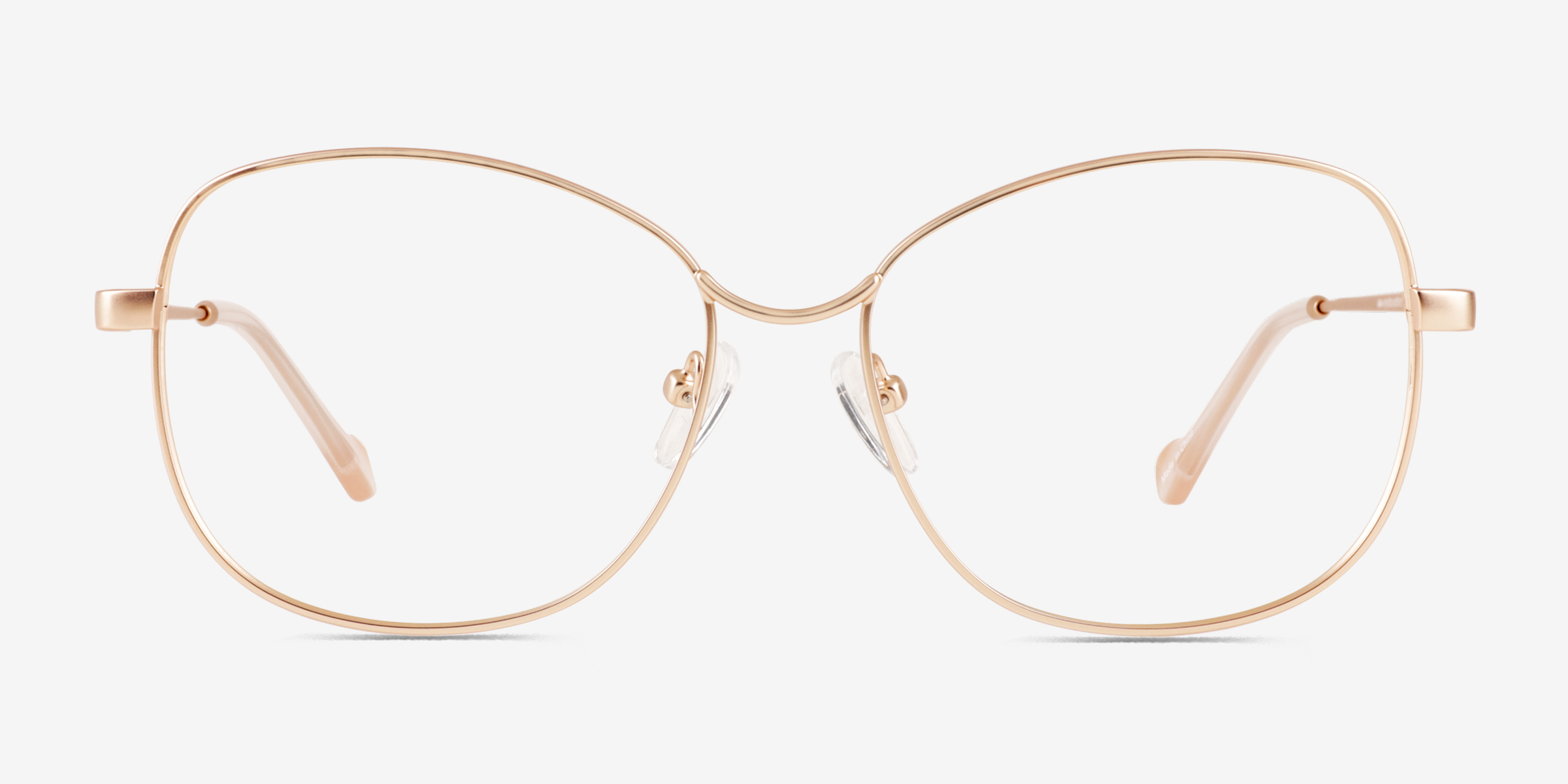 Maude Cat Eye Rose Gold Glasses For Women Eyebuydirect