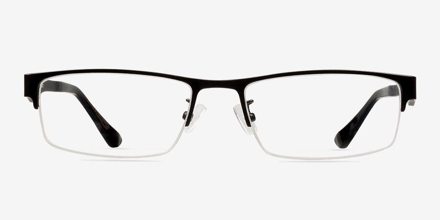 Beau Rectangle Black Glasses for Men | Eyebuydirect