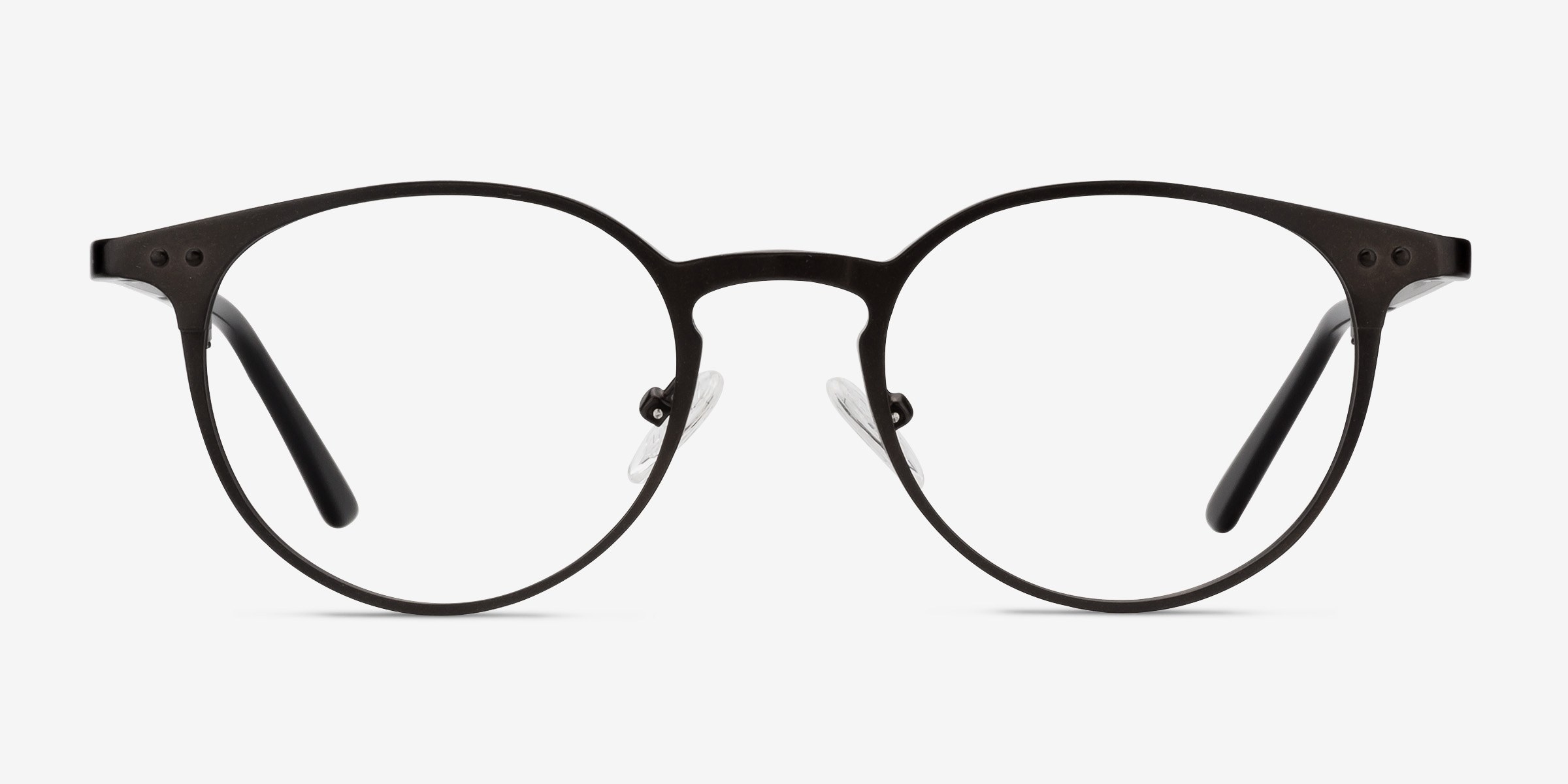 Thin Line Round Coffee Full Rim Eyeglasses | Eyebuydirect