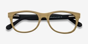 Panama - Flirty Two-Tone Hip Woodgrain Frames | Eyebuydirect
