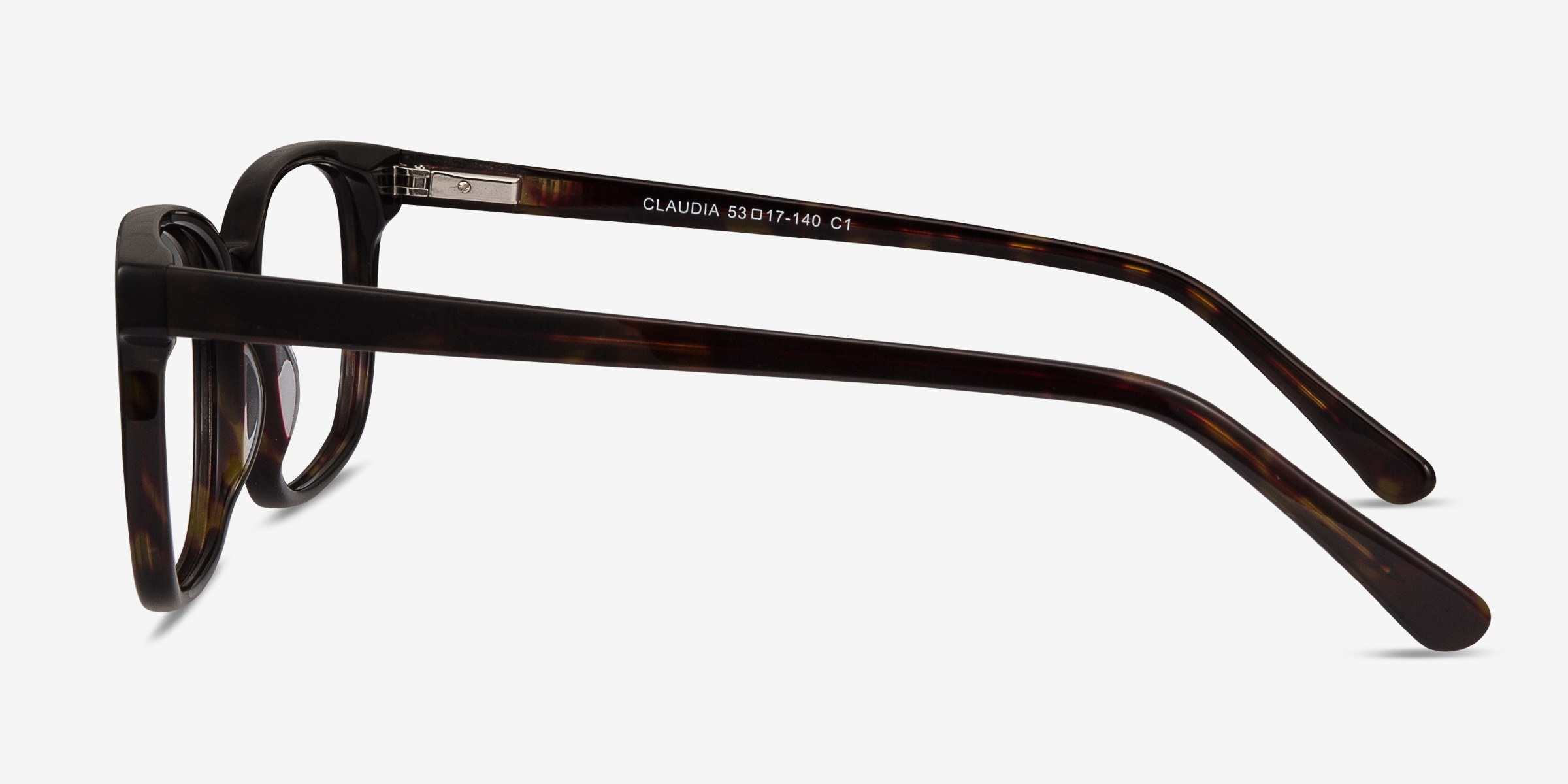 Claudia Rectangle Brown & Tortoise Full Rim Eyeglasses | Eyebuydirect