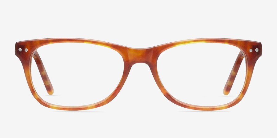 Manni Rectangle Brown & Tortoise Glasses for Women | Eyebuydirect