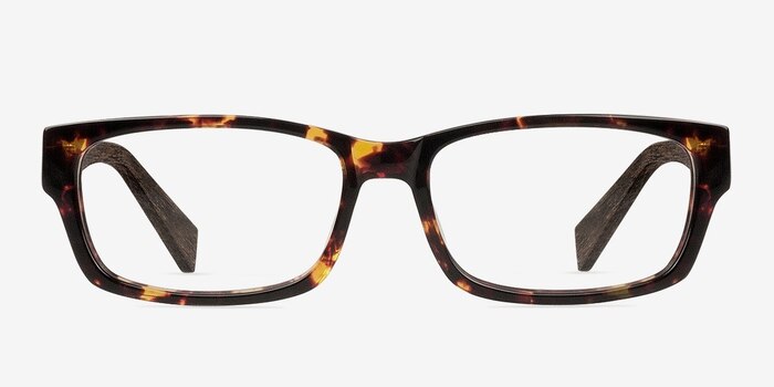 Chestnut Rectangle Brown And Tortoise Full Rim Eyeglasses Eyebuydirect
