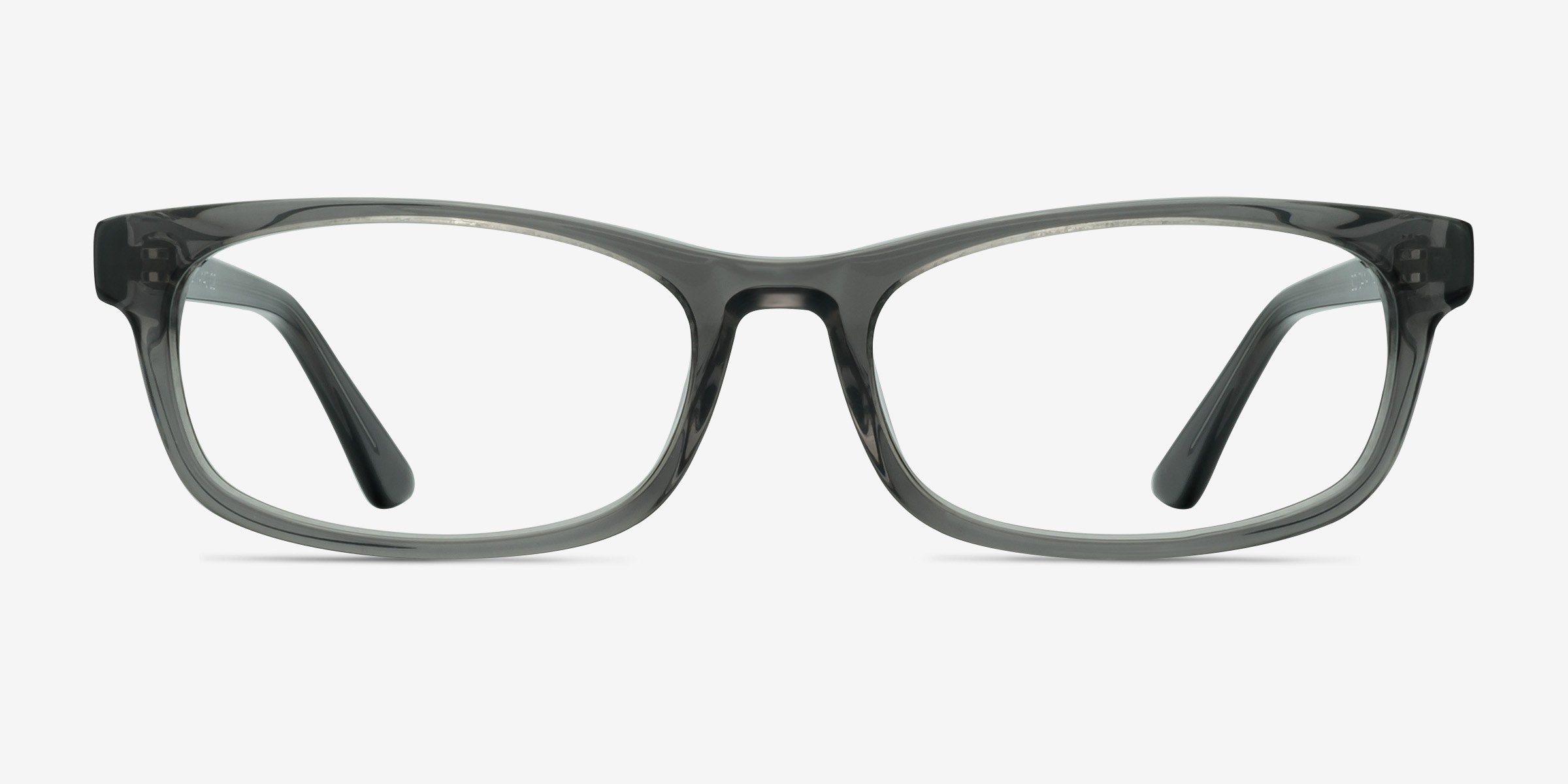 Opal Rectangle Gray Full Rim Eyeglasses | Eyebuydirect