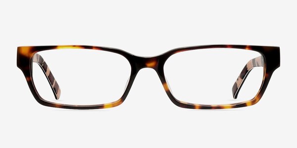 Knight Rectangle Brown And Tortoise Full Rim Eyeglasses Eyebuydirect