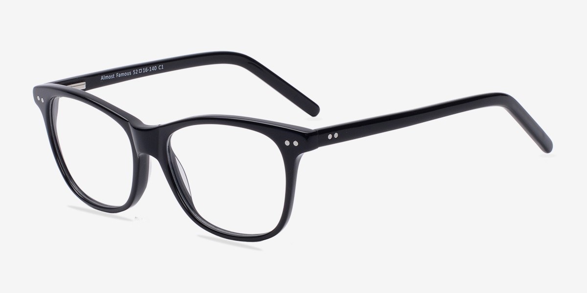 Almost Famous Cat Eye Black Glasses for Women | Eyebuydirect Canada