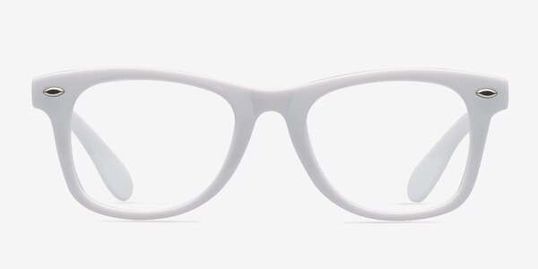 Atlee Square White Glasses for Women | Eyebuydirect