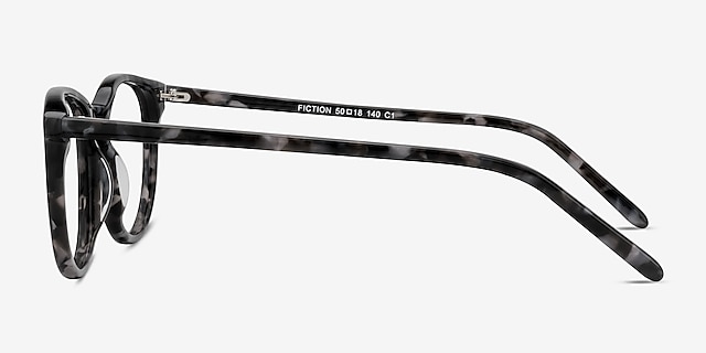 Fiction Round Gray And Floral Glasses For Women Eyebuydirect Canada