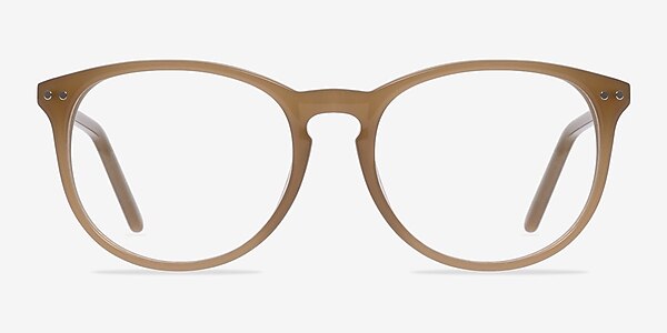 Fiction Round Taupe Glasses For Women Eyebuydirect