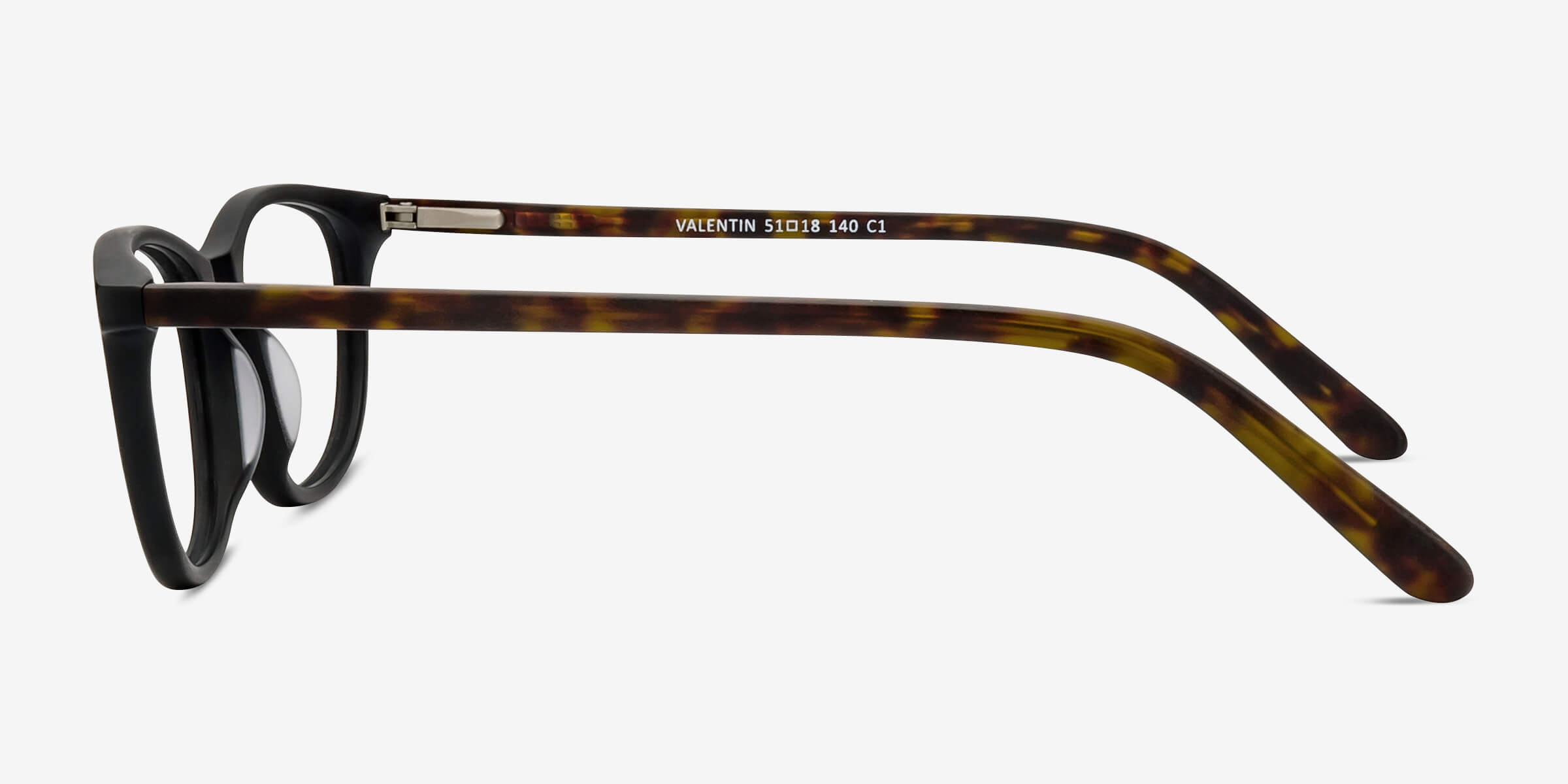 Valentin Oval Matte Black Glasses For Women Eyebuydirect