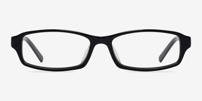 Karma Rectangle Black Full Rim Eyeglasses | Eyebuydirect