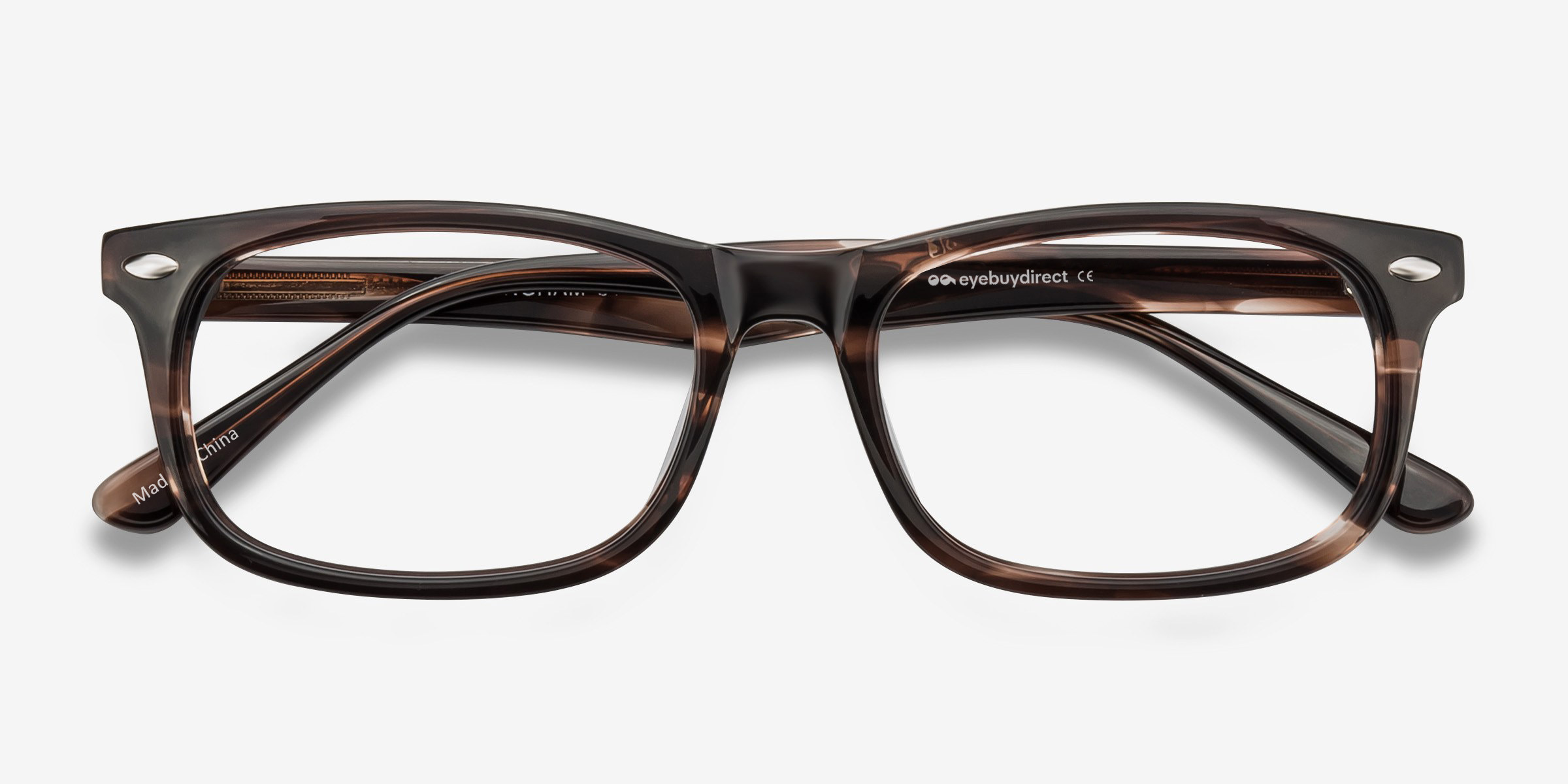 Birmingham Rectangle Coffee Full Rim Eyeglasses Eyebuydirect