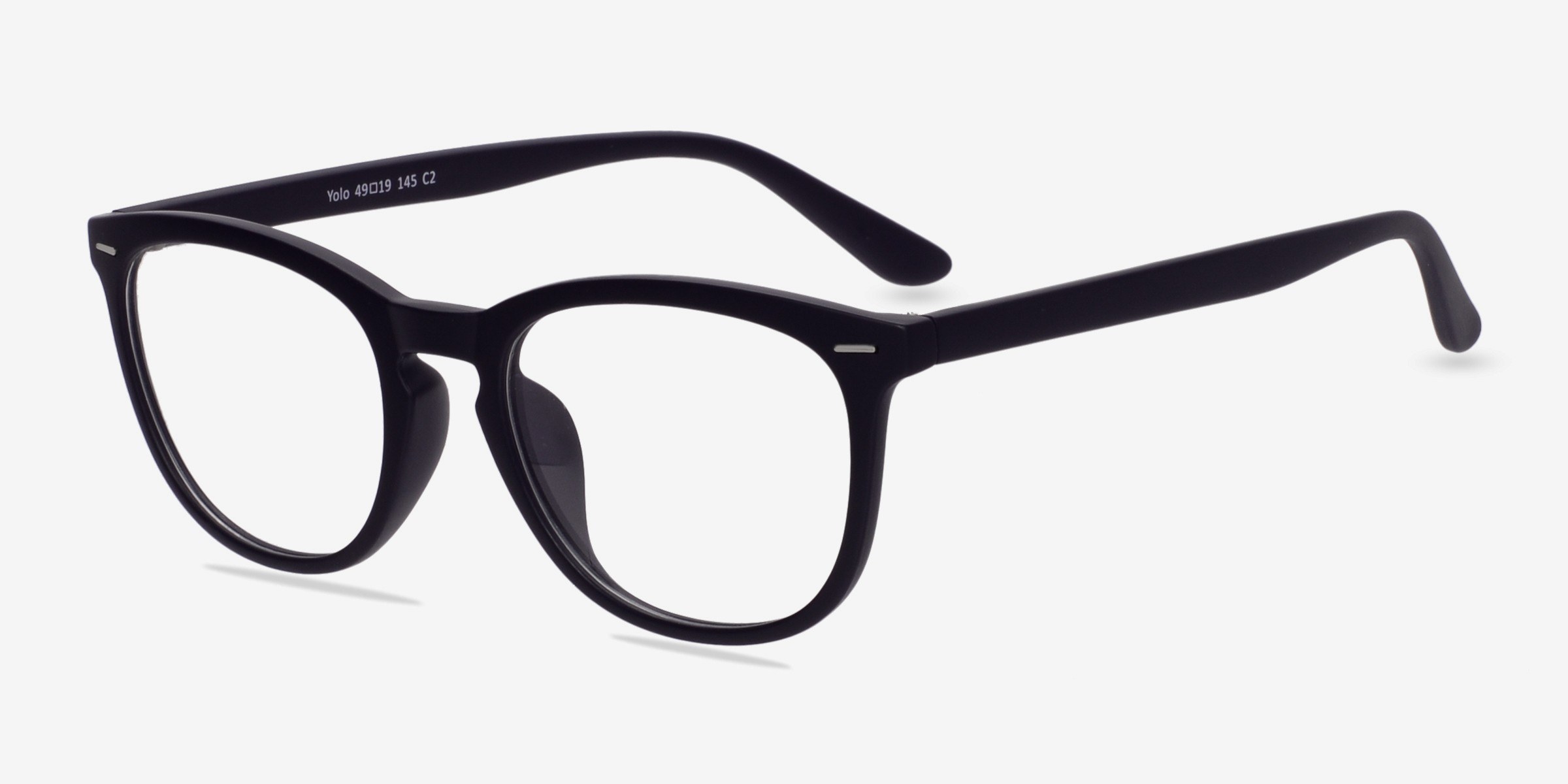 Yolo Round Matte Navy Full Rim Eyeglasses | Eyebuydirect