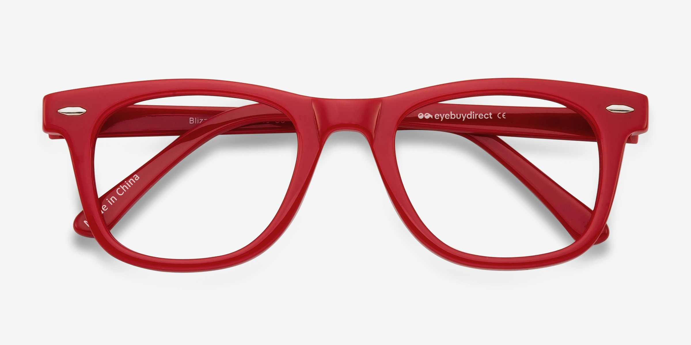 Blizzard Square Raspberry Full Rim Eyeglasses | Eyebuydirect