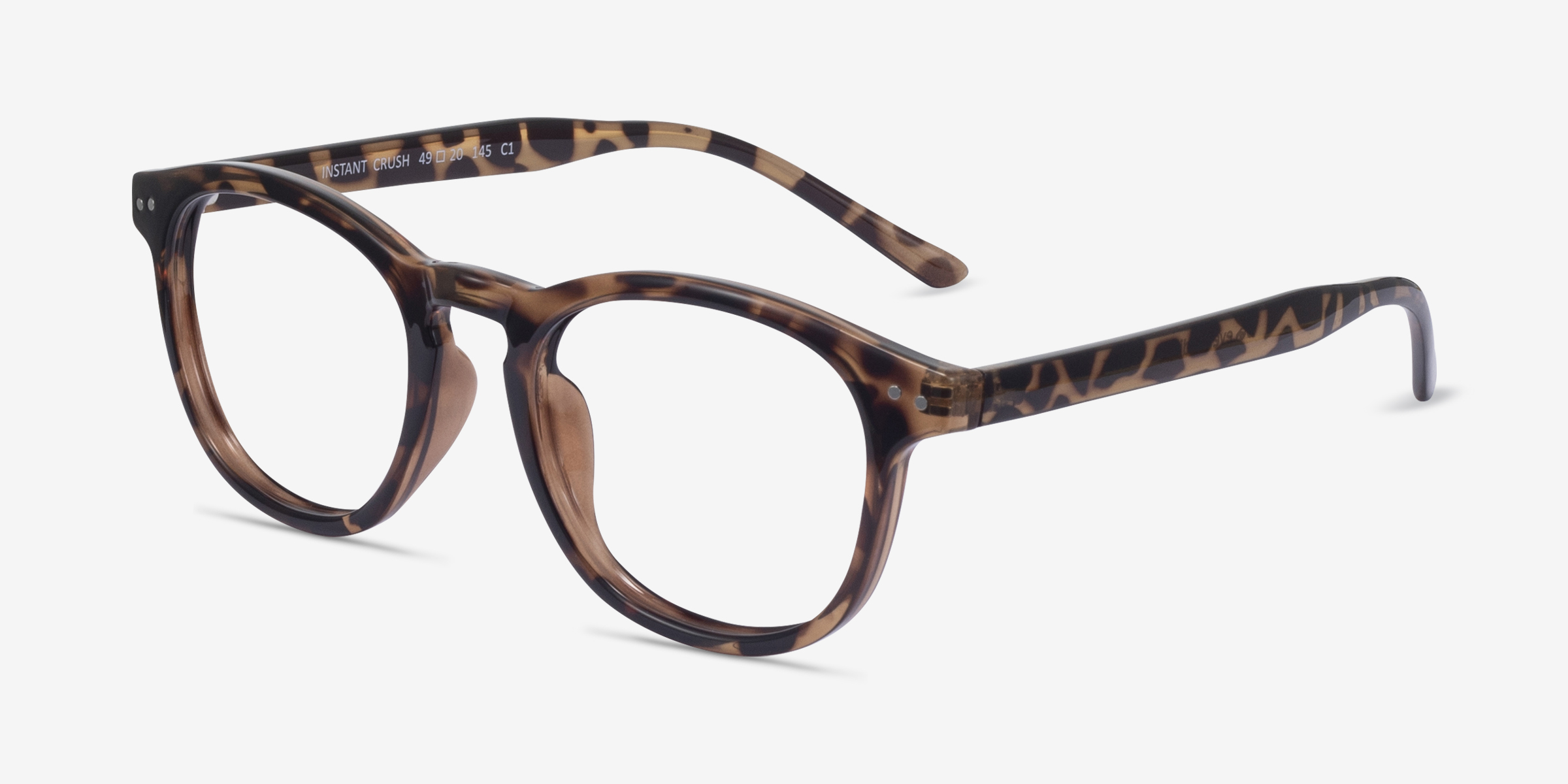 Instant Crush Round Leopard Glasses for Women | Eyebuydirect