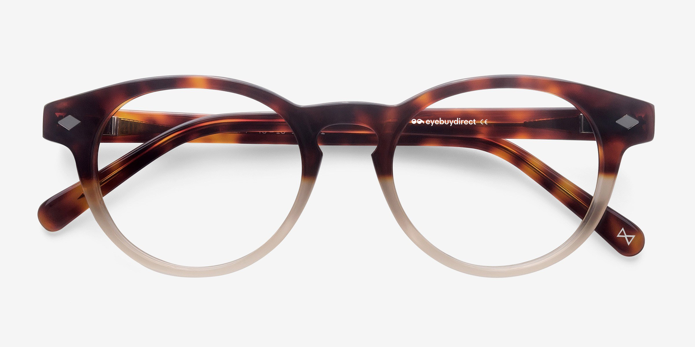 Concept Round Macchiato Tortoise Full Rim Eyeglasses | Eyebuydirect