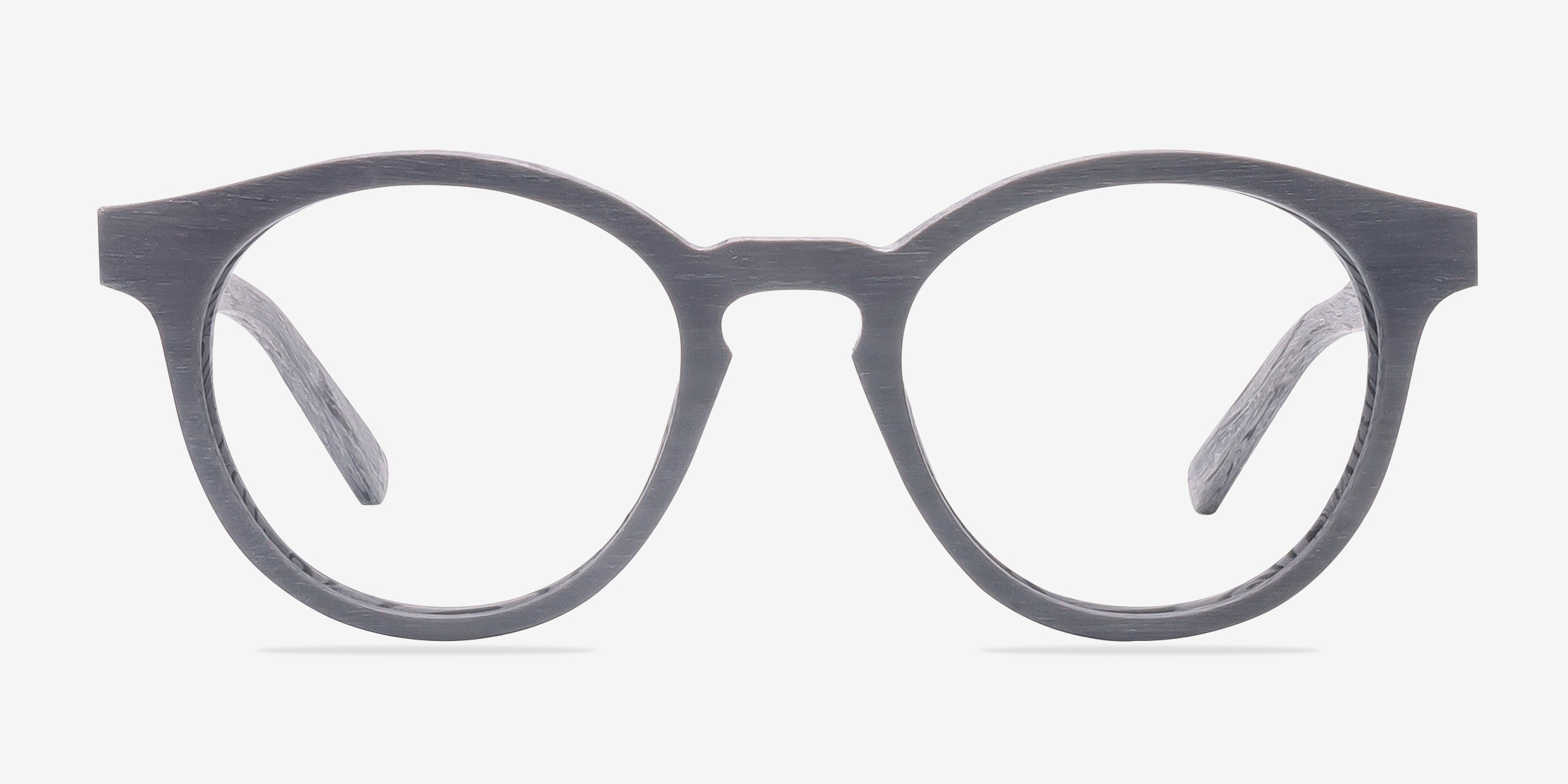 Breeze Round Gray Full Rim Eyeglasses | Eyebuydirect