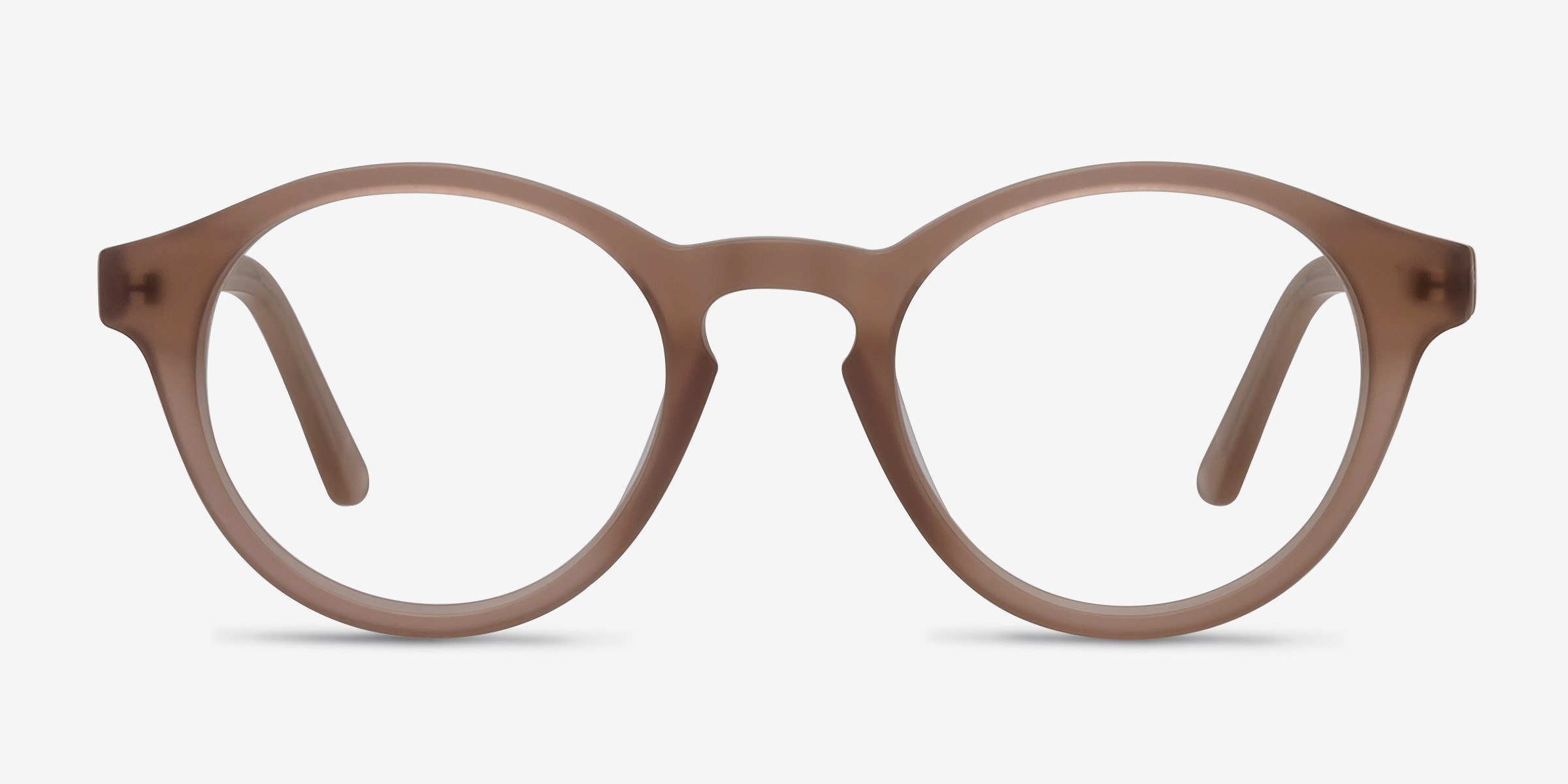 Dreamy Round Matte Brown Full Rim Eyeglasses | Eyebuydirect