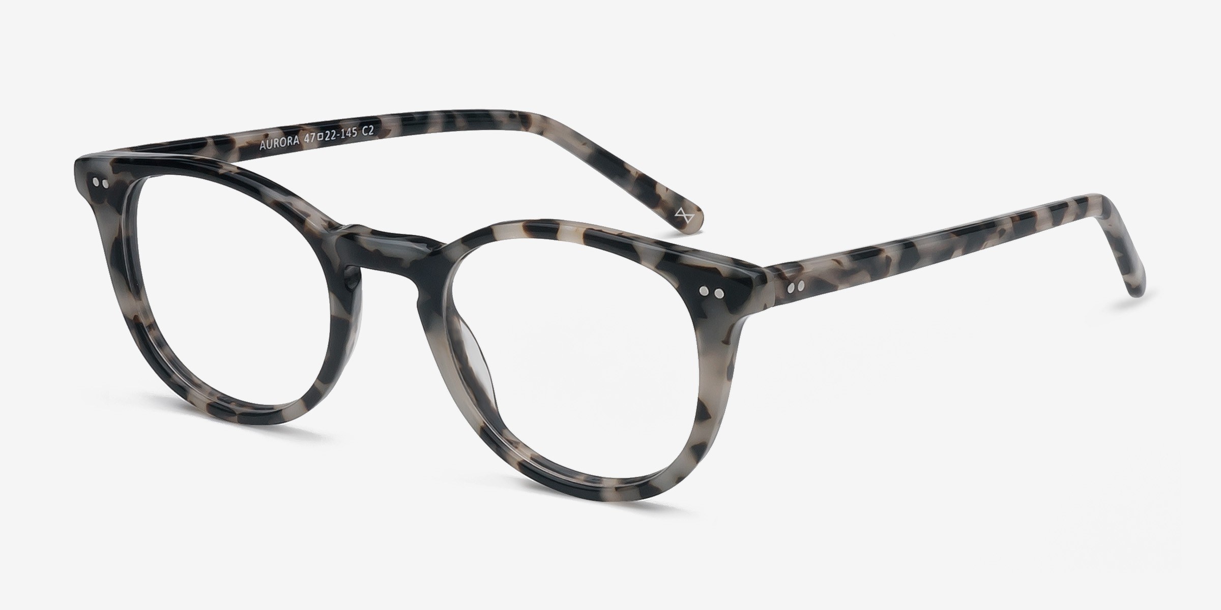 Aurora Square Flecked Ivory Glasses for Women | Eyebuydirect