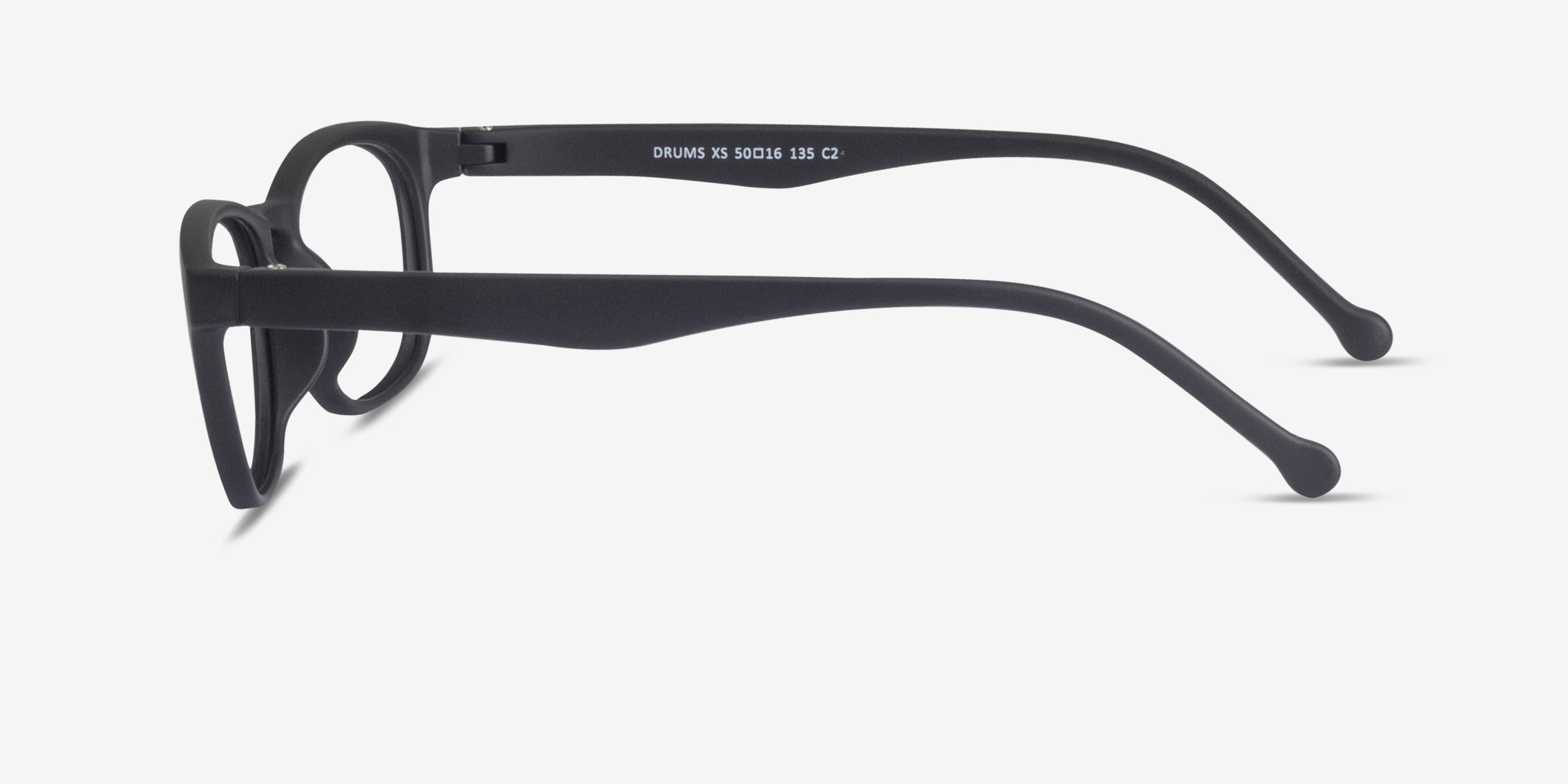 Drums Oval Matte Black Full Rim Eyeglasses | Eyebuydirect