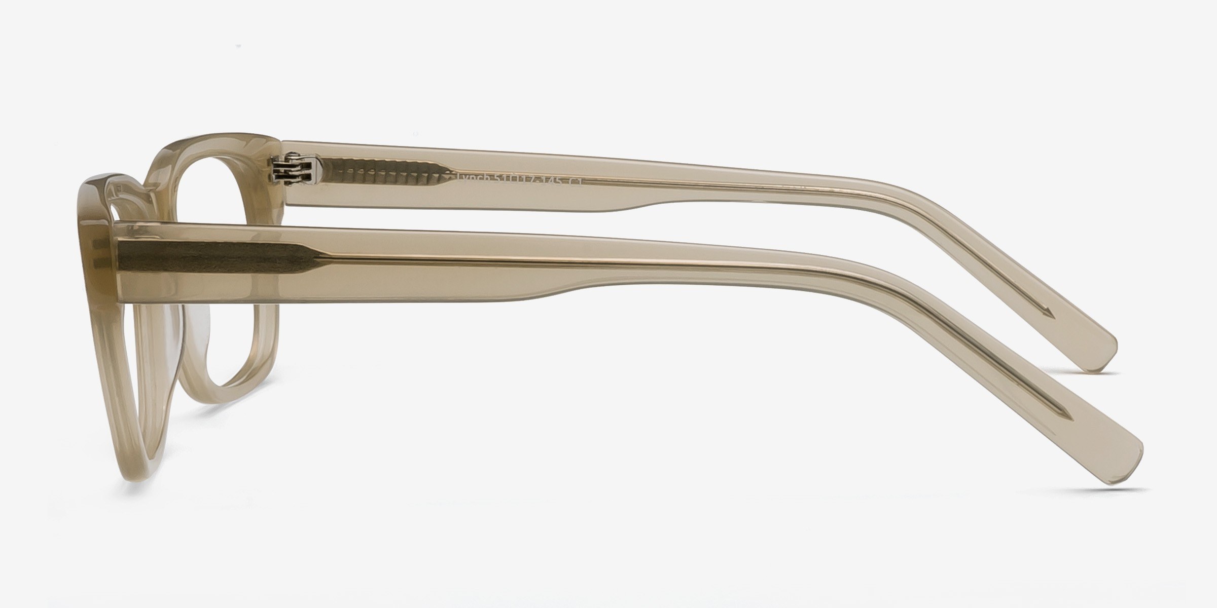 Lynch Square Light Beige Full Rim Eyeglasses | Eyebuydirect