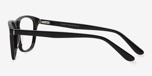 Damien Square Black Full Rim Eyeglasses | Eyebuydirect