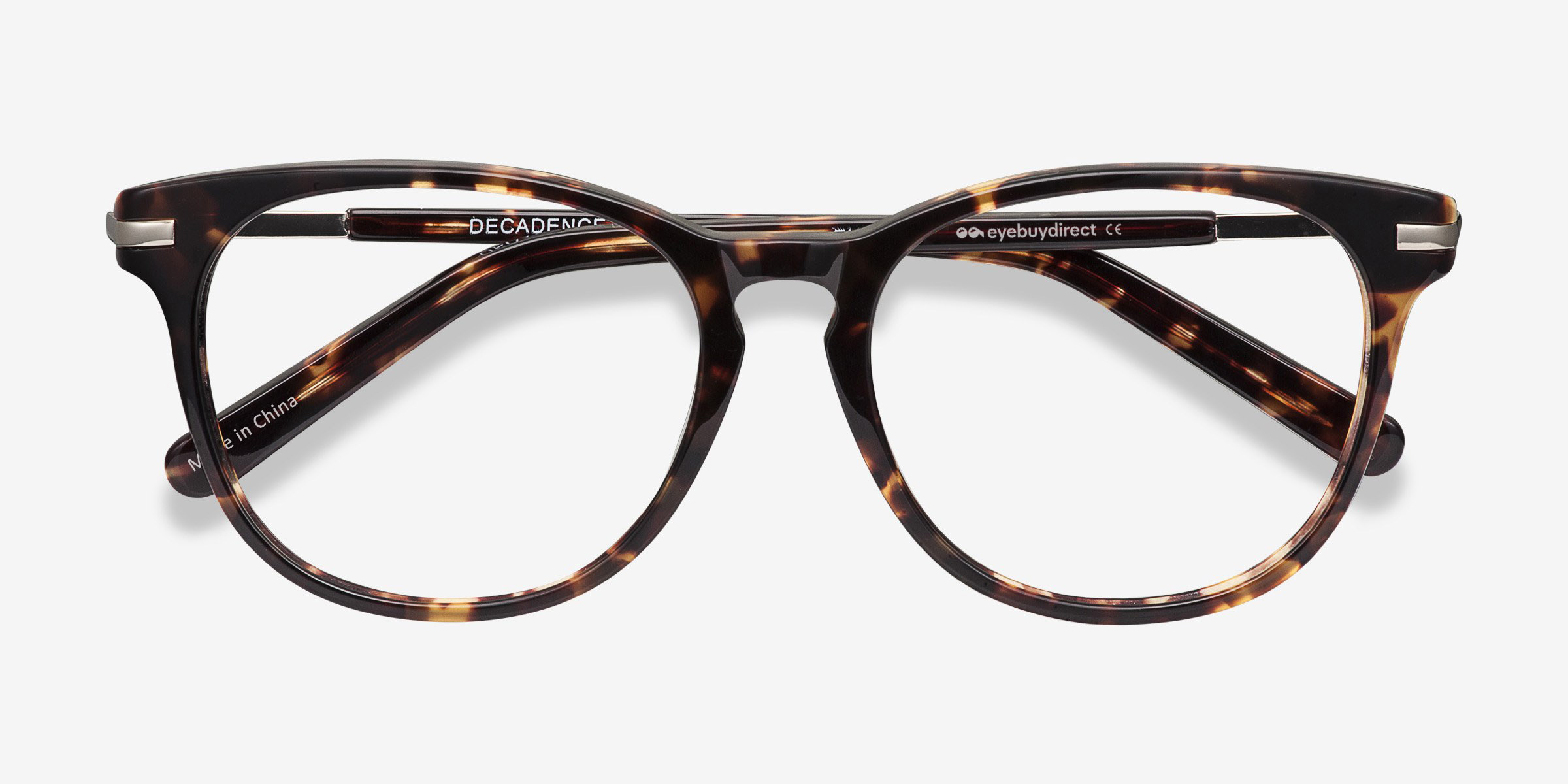 Decadence Round Tortoise Full Rim Eyeglasses | Eyebuydirect Canada